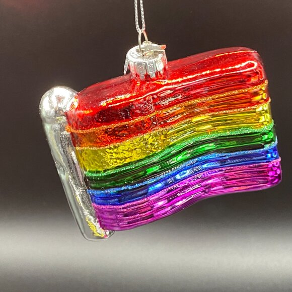 Holiday | Plastic Pride Flag Christmas Tree Ornament Holiday Seasonal ...